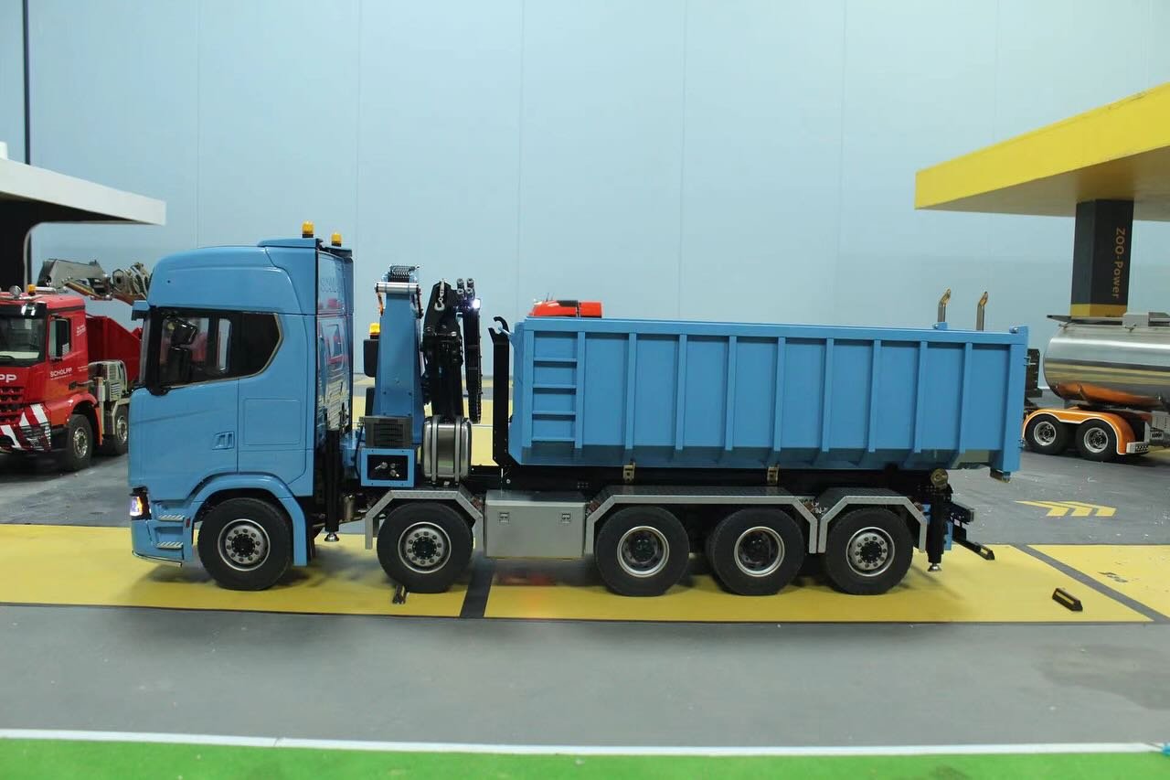 Lxyrc Scania 10x10 Roll off crane 1/14 RC truck - LXYRC